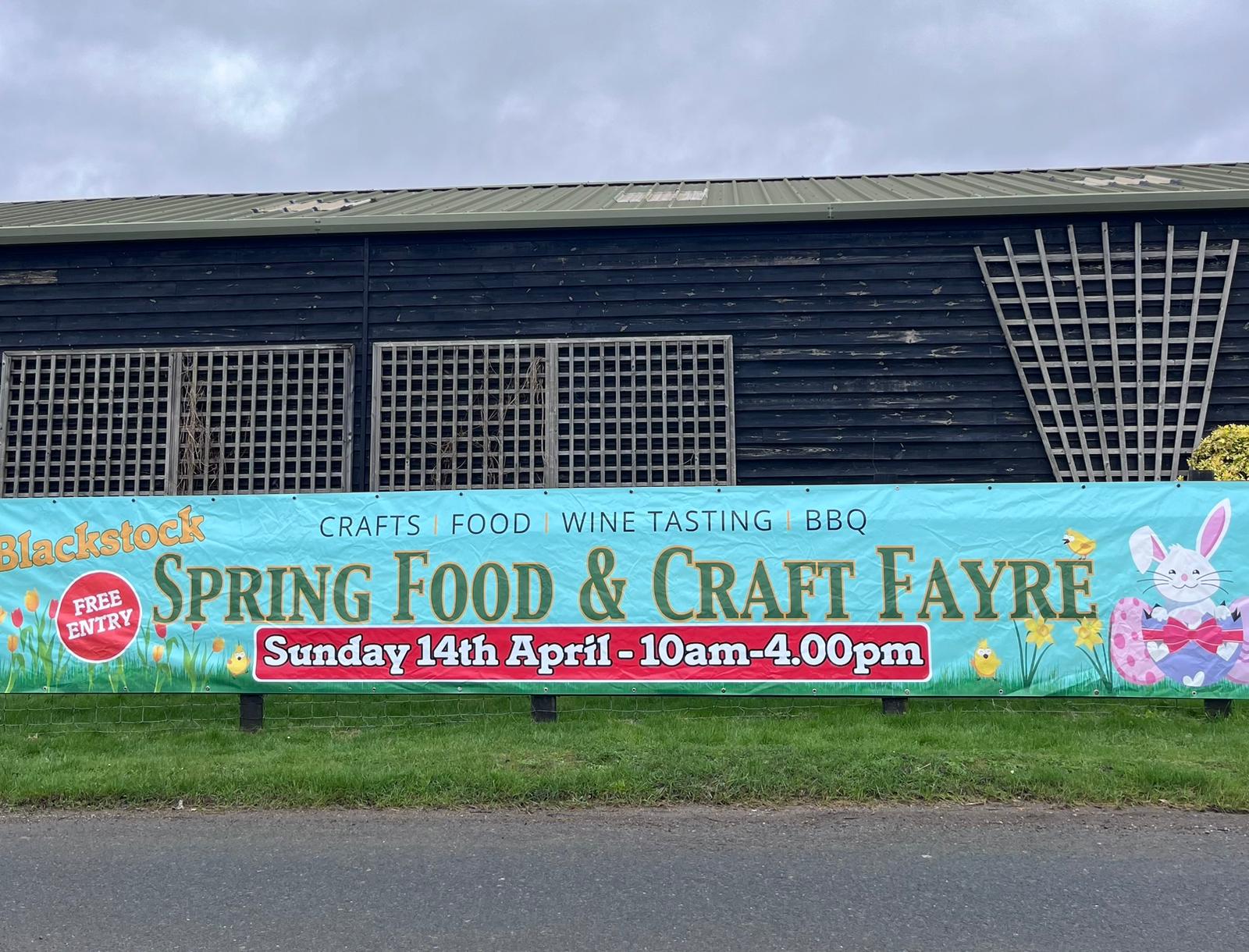 Blackstock Spring Food & Craft Fayre - Sunday 14th April 2024